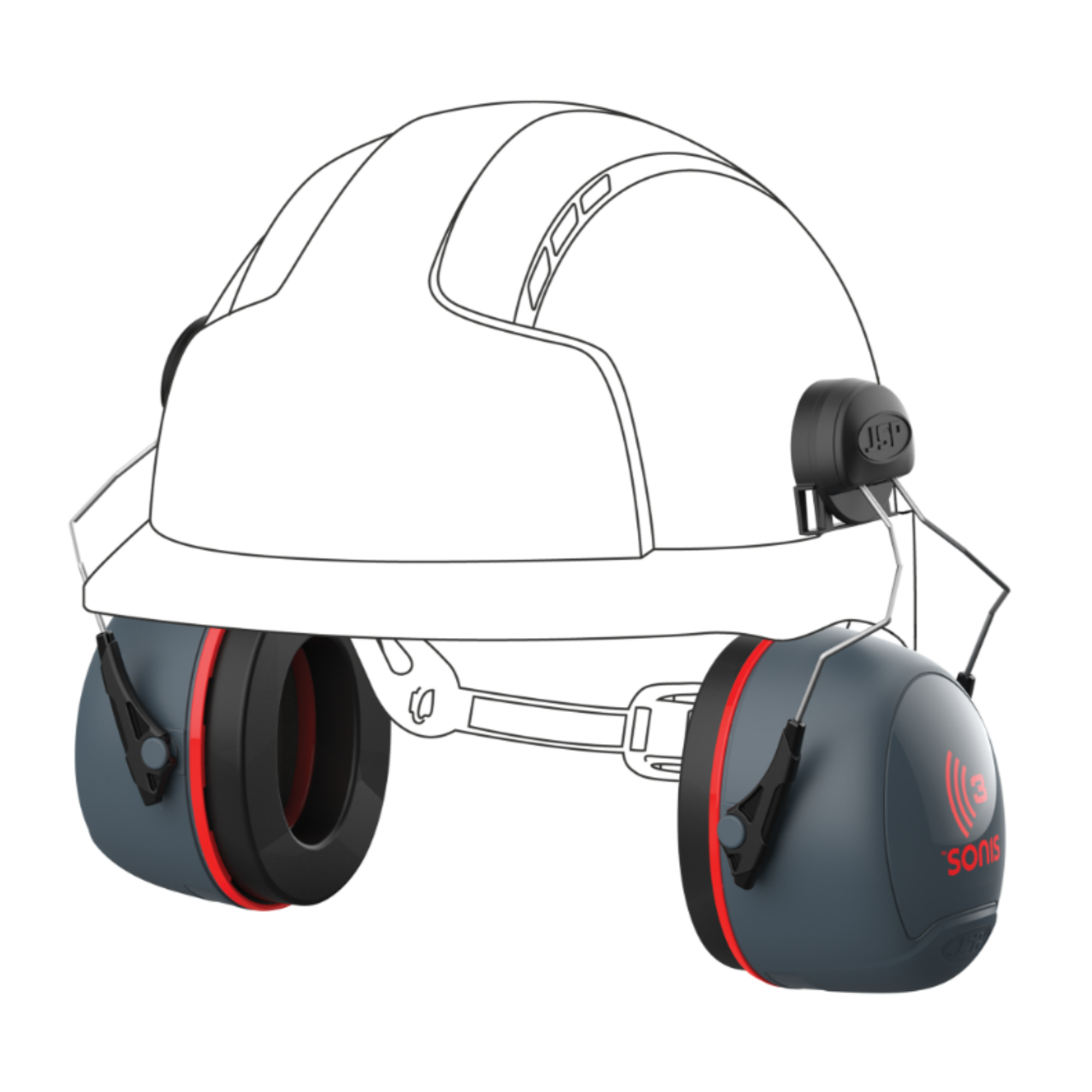 Powercap® Infinity™ Ear Muffs Sonis 3 | Almax