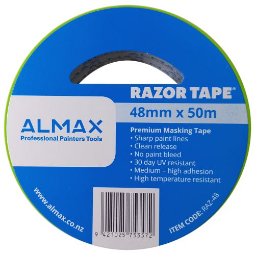 Almax® RAZOR TAPE® Masking Tape 48mm x 50 metres | Almax